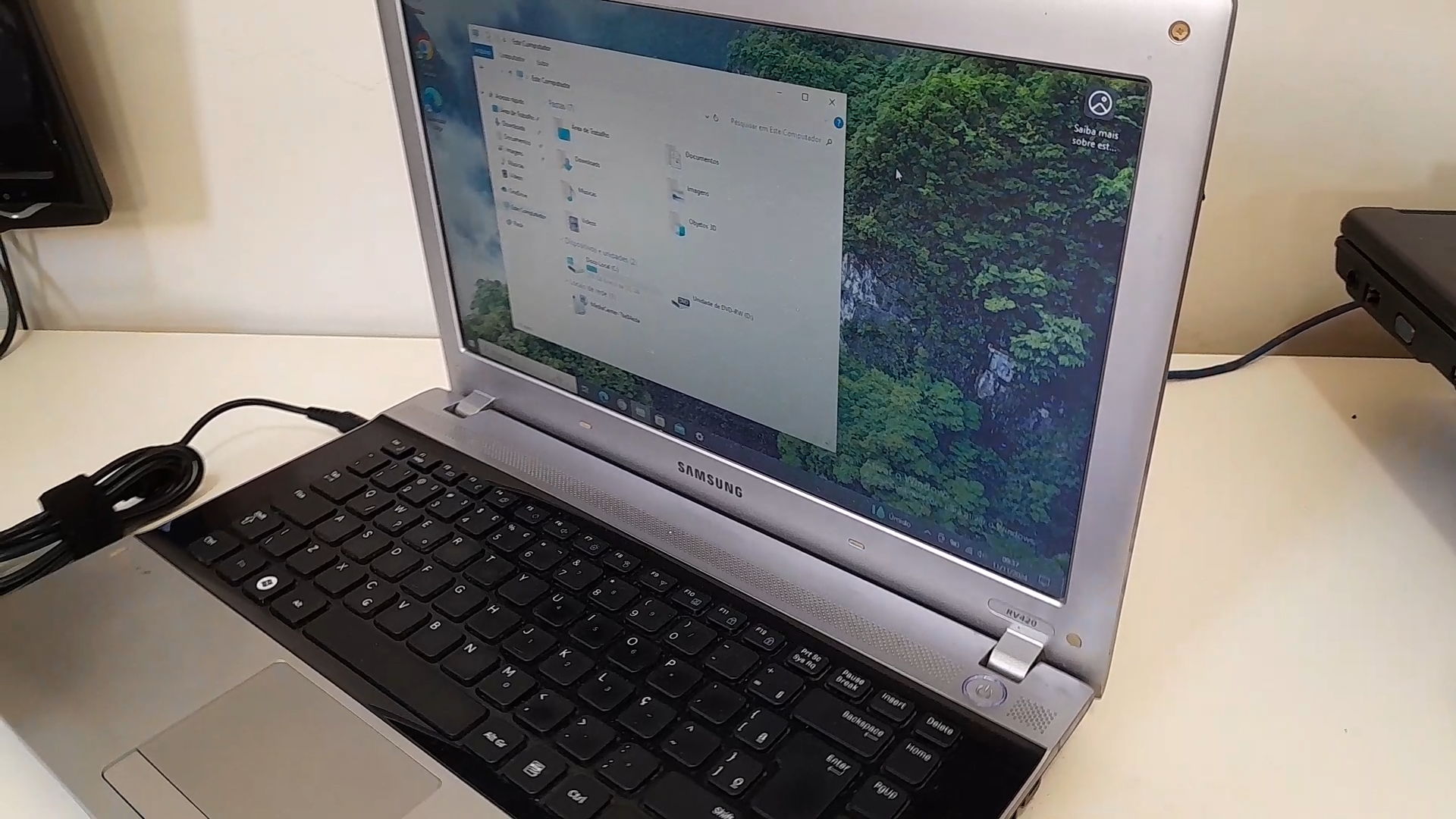 Notebook Samsung RV420 + Fonte – Disk Rekuperar